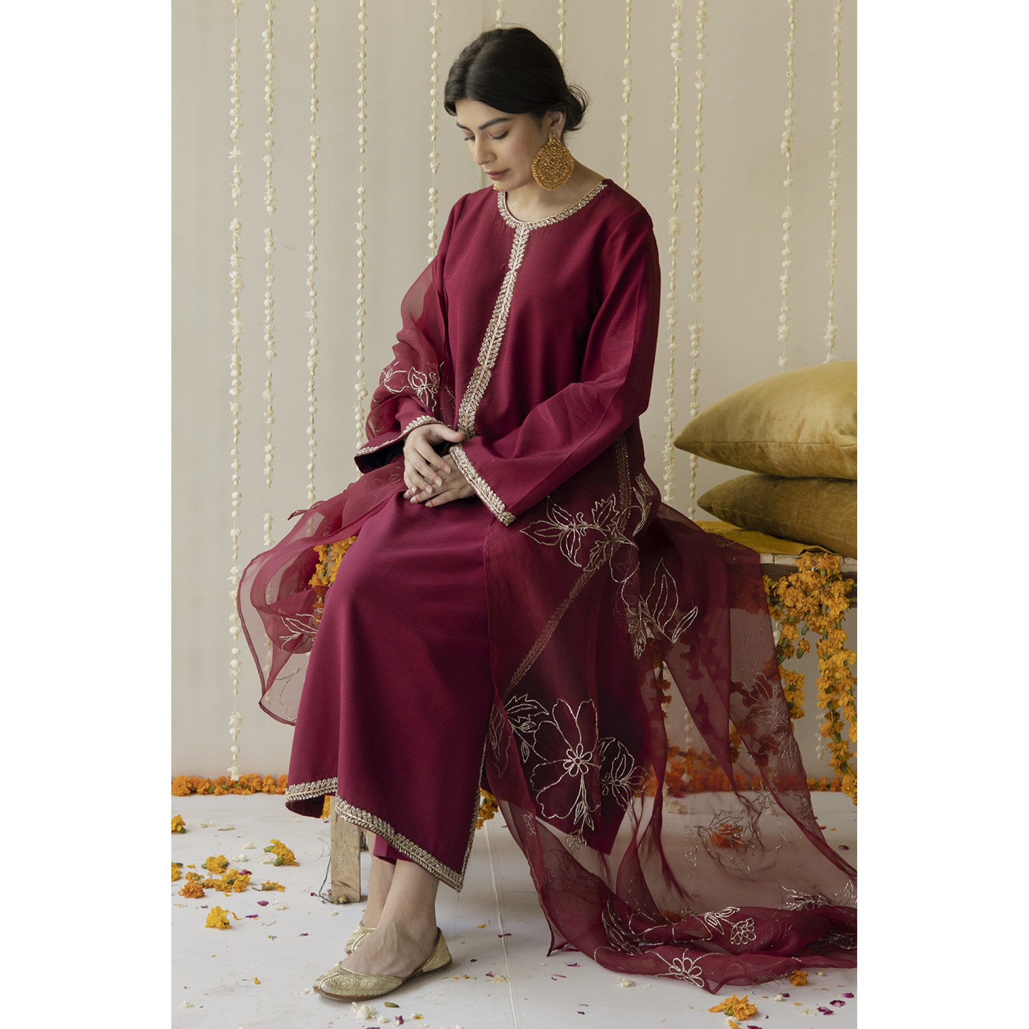 Maroon Outfit
