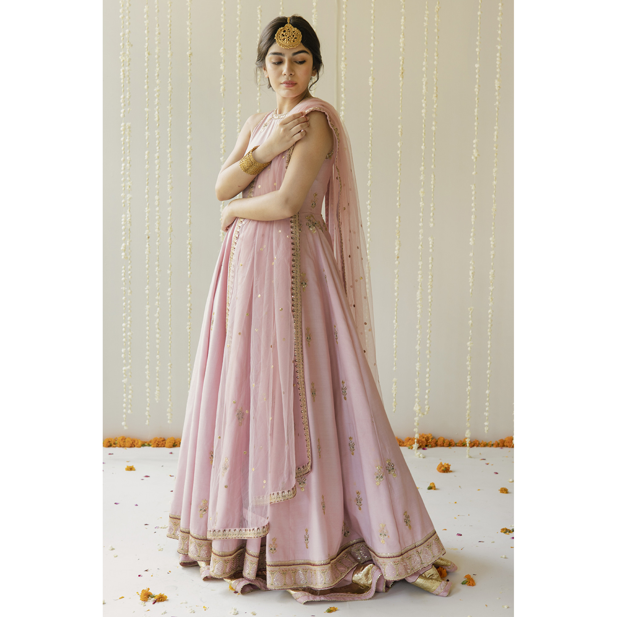 Pink Anarkali