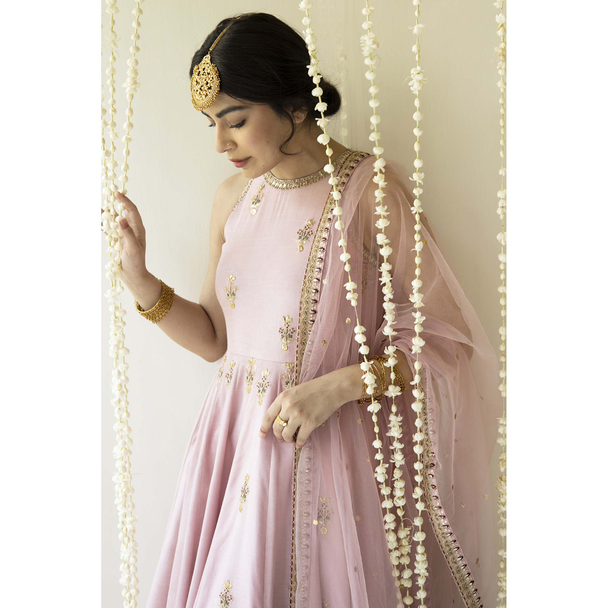 Pink Anarkali