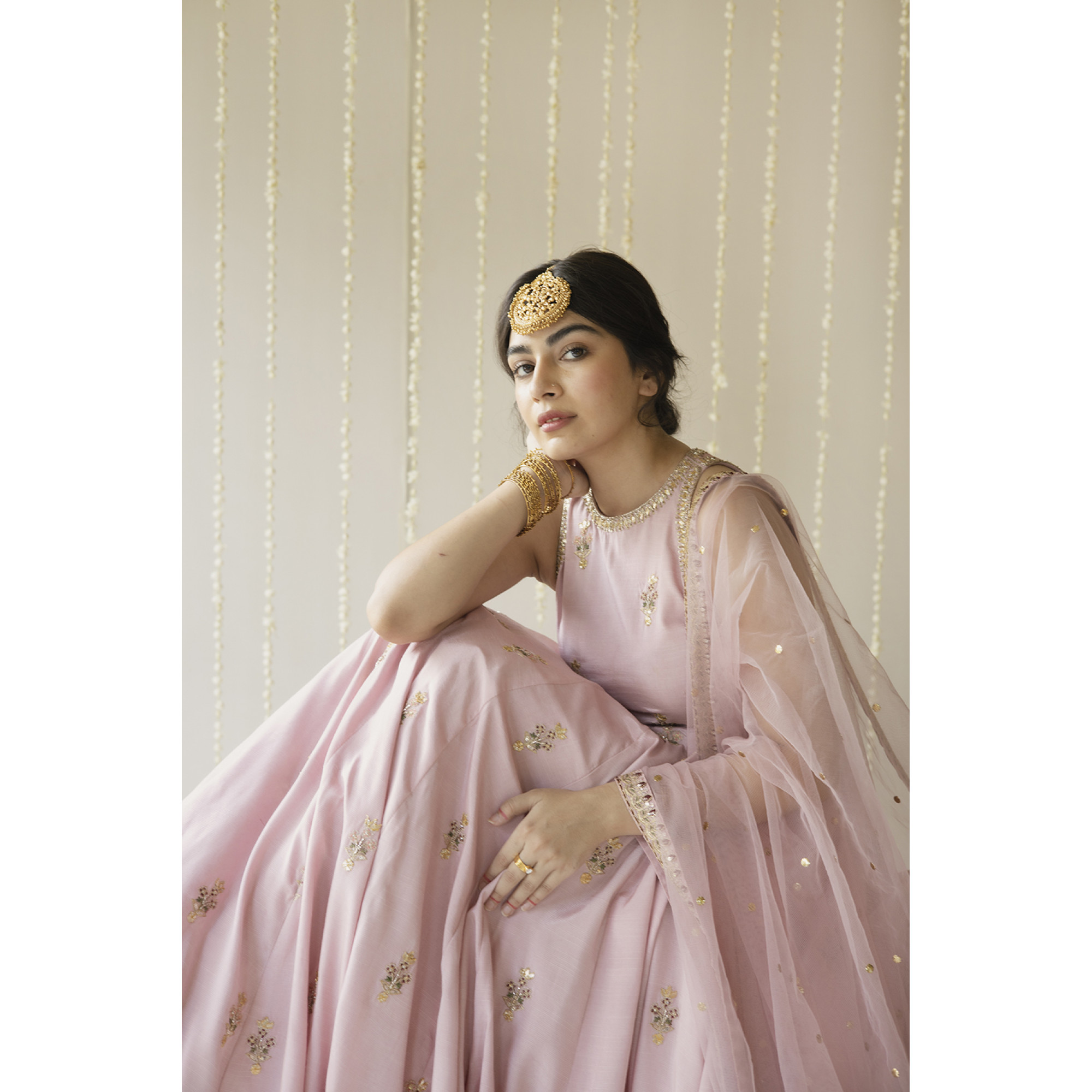 Pink Anarkali